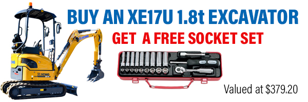 Brooks Equipment - XCMG XE17U Excavator for Sale l NEW CONSTRUCTION ...