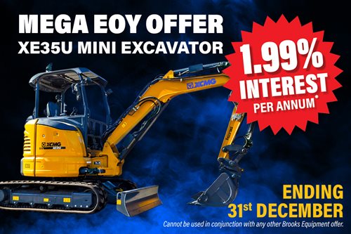 XCMG XE35U Excavator for Sale l NEW CONSTRUCTION MACHINERY l BROOKS ...