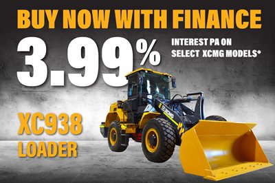 XCMG XC938 Loader for Sale l NEW CONSTRUCTION MACHINERY l BROOKS ...